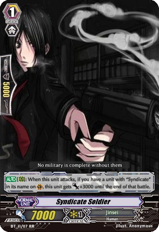 Syndicate Soldier | Cardfight!! Vanguard Fanon Wiki | Fandom