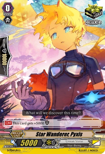 Star Wanderer, Pyxis | Cardfight!! Vanguard Fanon Wiki | Fandom