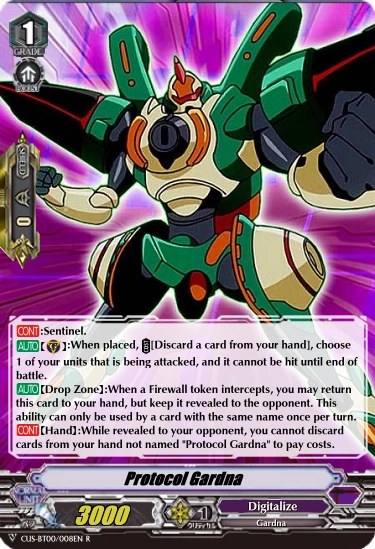 Protocol Gardna | Cardfight!! Vanguard Fanon Wiki | Fandom