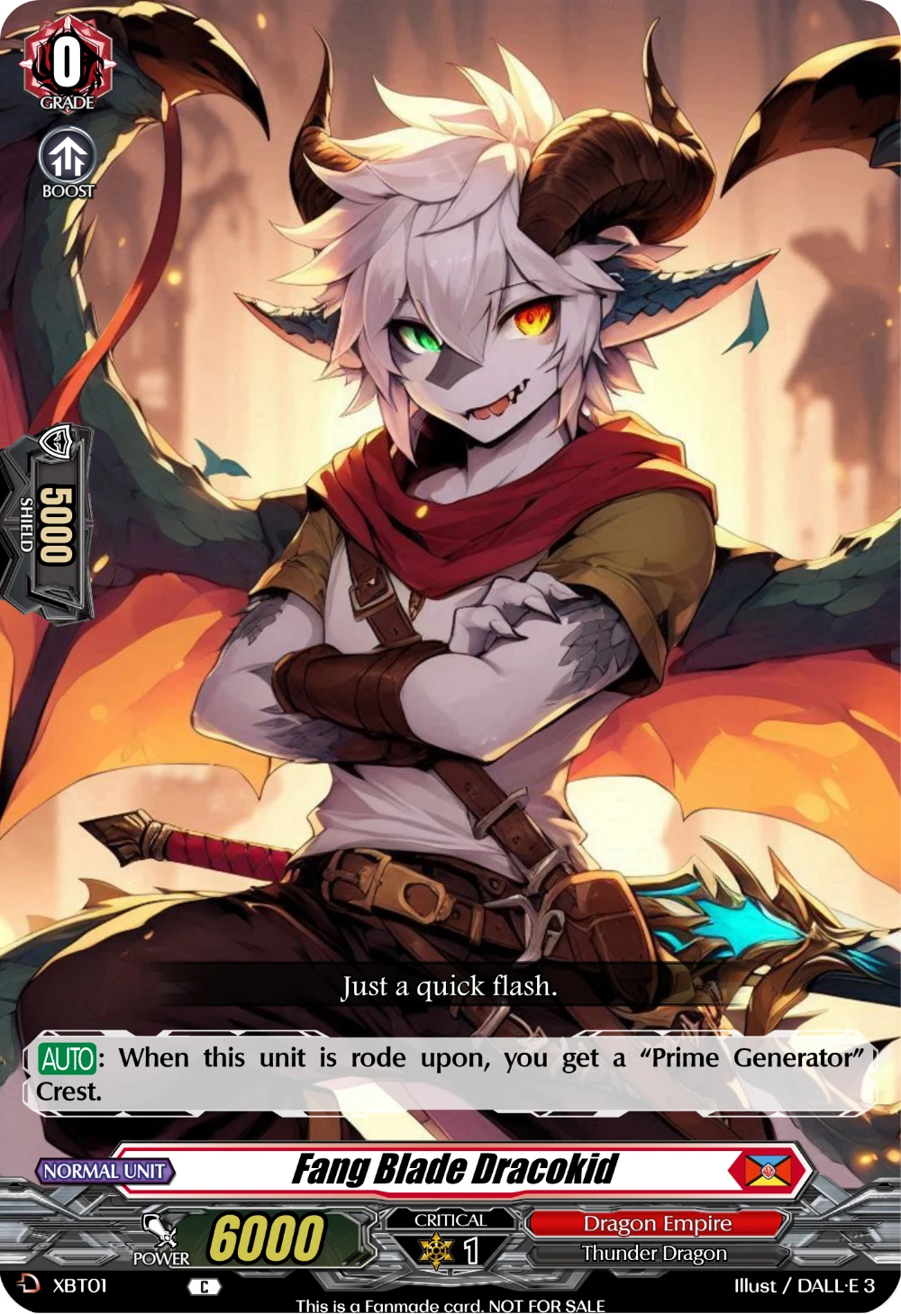 Fang Blade Dracokid | Cardfight!! Vanguard Fanon Wiki | Fandom