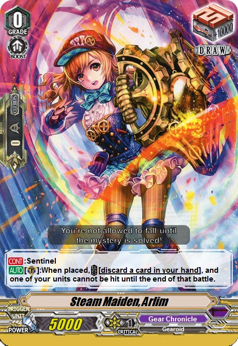 Steam Maiden, Arlim (V Series) | Cardfight!! Vanguard Fanon Wiki | Fandom