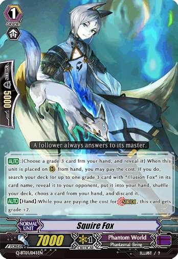 Squire Fox | Cardfight!! Vanguard Fanon Wiki | Fandom