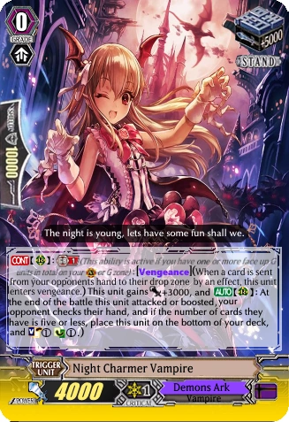 Night Charmer Vampire | Cardfight!! Vanguard Fanon Wiki | Fandom
