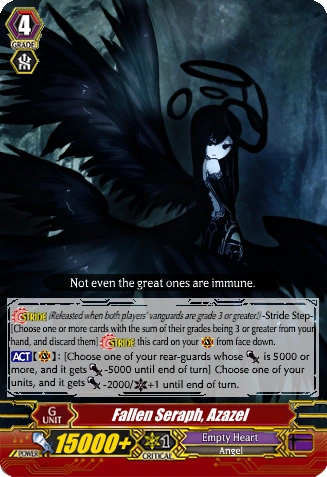 Fallen Seraph, Azazel | Cardfight!! Vanguard Fanon Wiki | Fandom