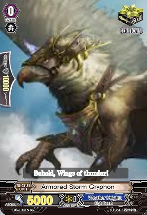 Armored Storm Gryphon | Cardfight!! Vanguard Fanon Wiki | Fandom