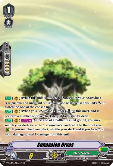 Sunavalon Dryas | Cardfight!! Vanguard Fanon Wiki | Fandom