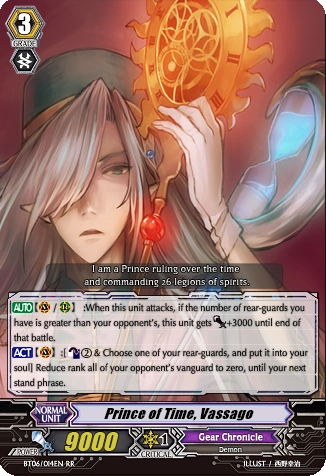 Prince of Time, Vassago | Cardfight!! Vanguard Fanon Wiki | Fandom