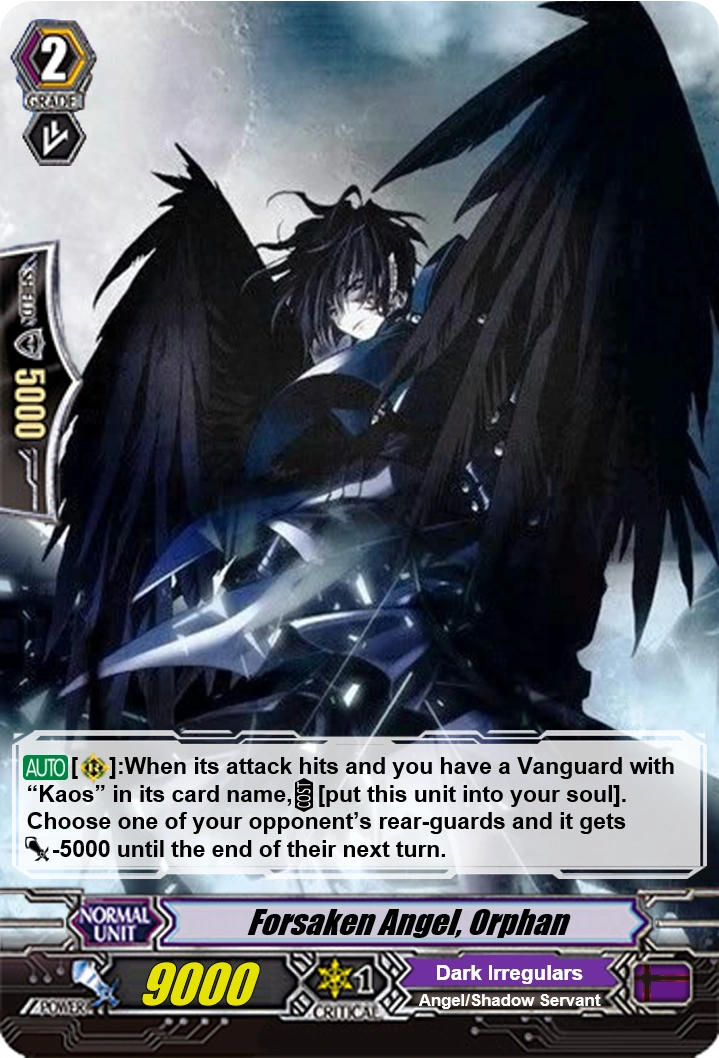 Forsaken Angel, Orphan (X Series) | Cardfight!! Vanguard Fanon Wiki ...