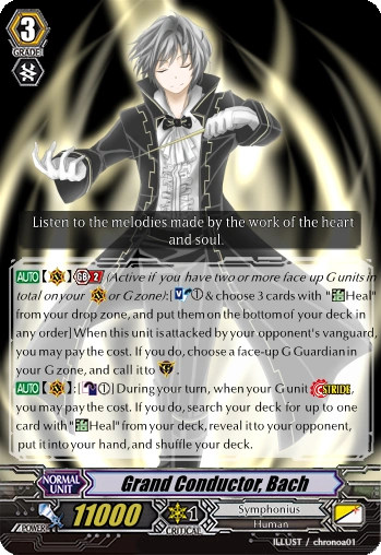 Grand Conductor, Bach | Cardfight!! Vanguard Fanon Wiki | Fandom