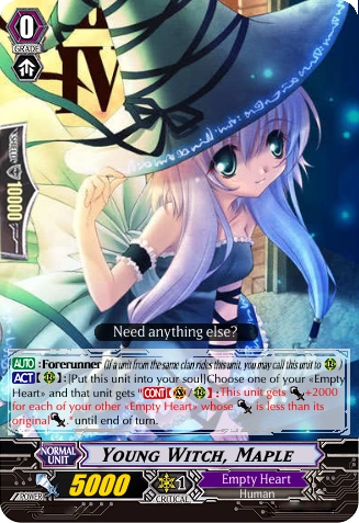 Young Witch, Maple | Cardfight!! Vanguard Fanon Wiki | Fandom