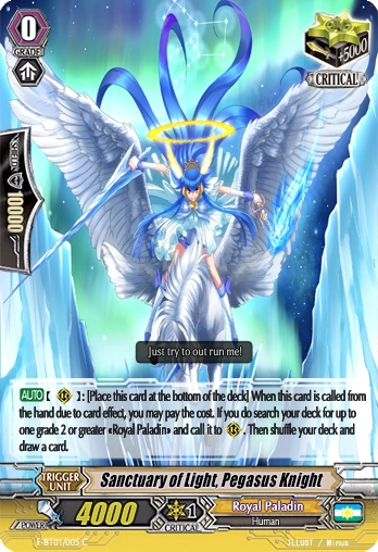 Sanctuary of Light, Pegasus Knight | Cardfight!! Vanguard Fanon Wiki ...