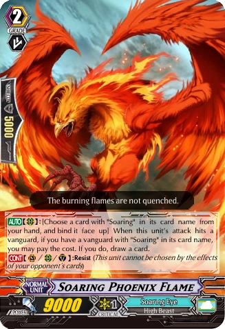 Soaring Phoenix Flame | Cardfight!! Vanguard Fanon Wiki | Fandom
