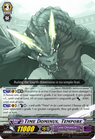 Time Dominus, Tempore | Cardfight!! Vanguard Fanon Wiki | Fandom