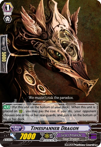 Timespanner Dragon | Cardfight!! Vanguard Fanon Wiki | Fandom