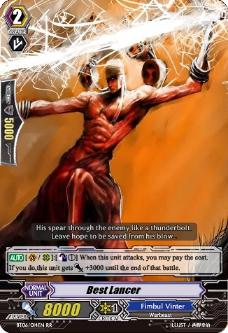 Best Lancer | Cardfight!! Vanguard Fanon Wiki | Fandom
