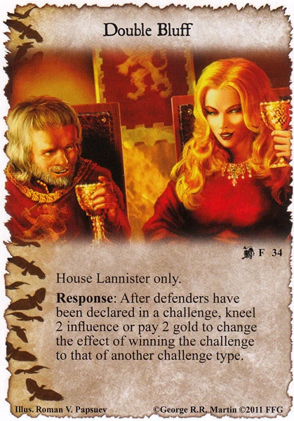 Double Bluff (LotR) | CardGuide Wiki | Fandom