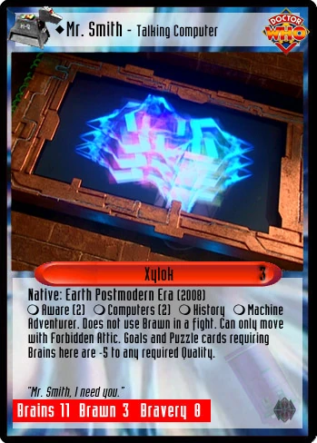 Mr. Smith - Talking Computer (RD4) | CardGuide Wiki | Fandom