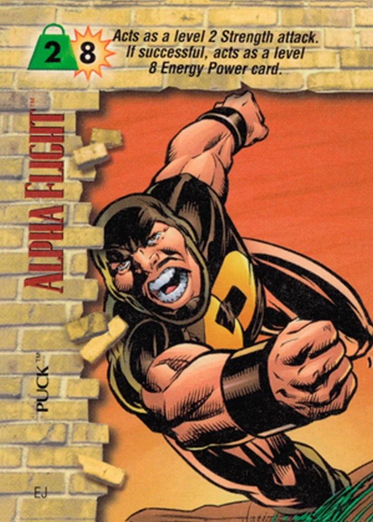 Alpha Flight - Puck (MNOP) | CardGuide Wiki | Fandom