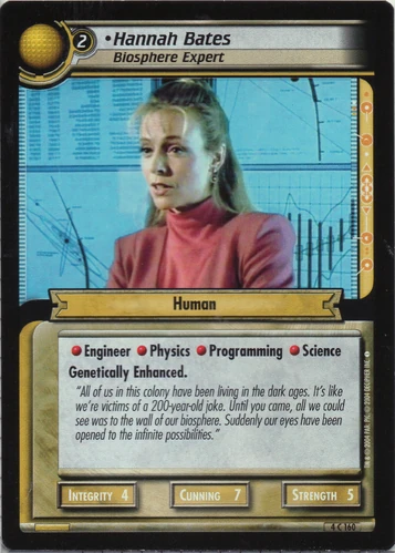 Hannah Bates - Biosphere Expert (NE) | CardGuide Wiki | Fandom