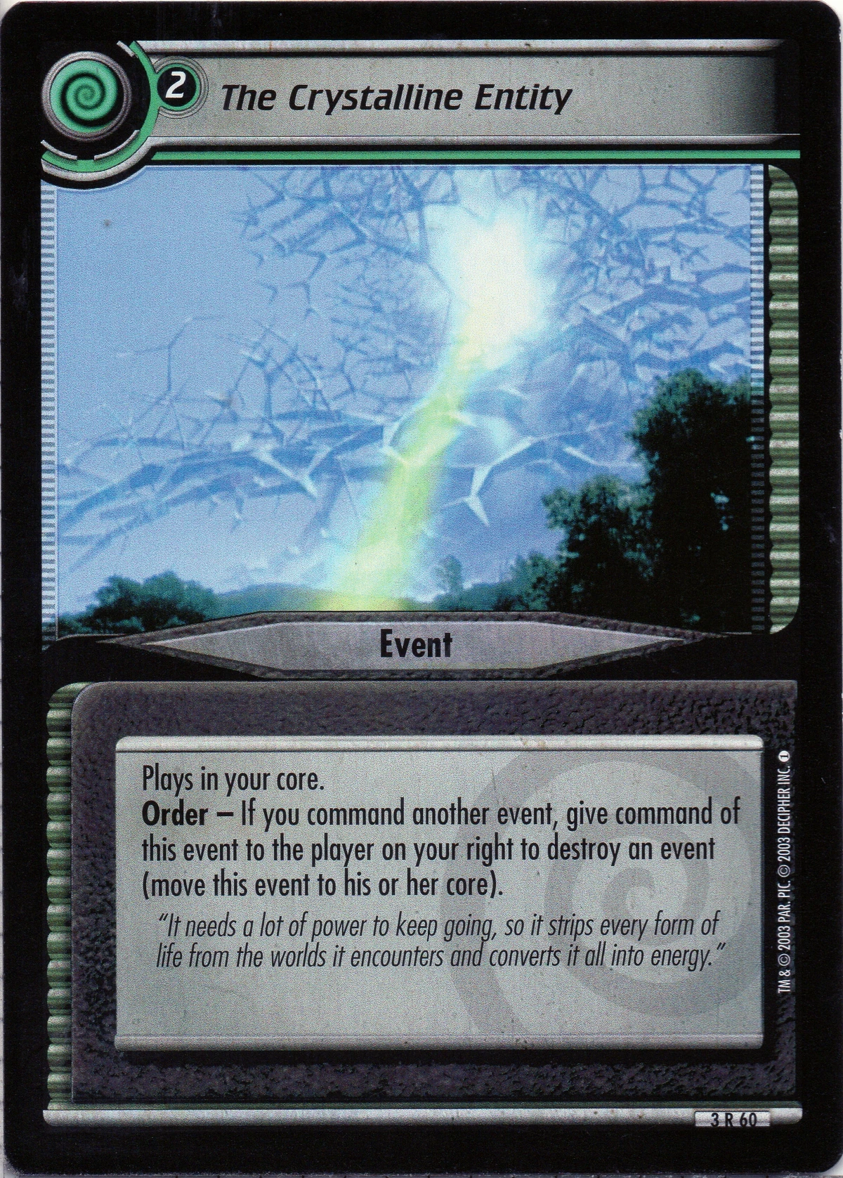 The Crystalline Entity (CtA) | CardGuide Wiki | Fandom