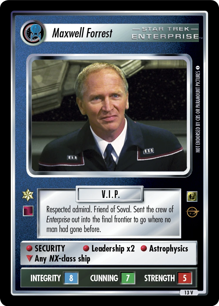 Maxwell Forrest (ECR) | CardGuide Wiki | Fandom