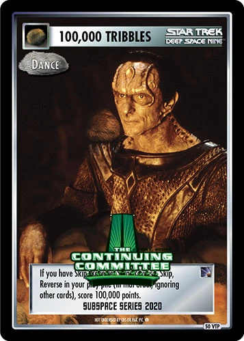 100,000 Tribbles - Dance (VP TCC) | CardGuide Wiki | Fandom