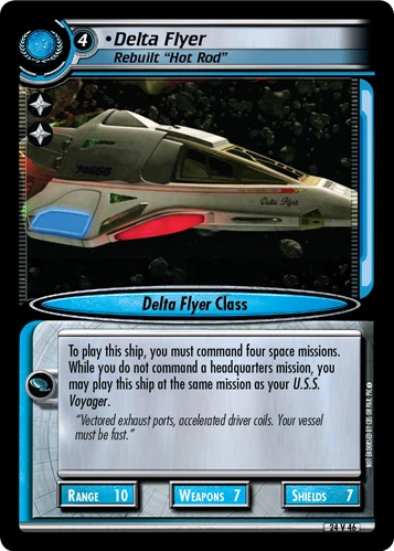 Delta Flyer - Rebuilt "Hot Rod" (TItW) | CardGuide Wiki | Fandom