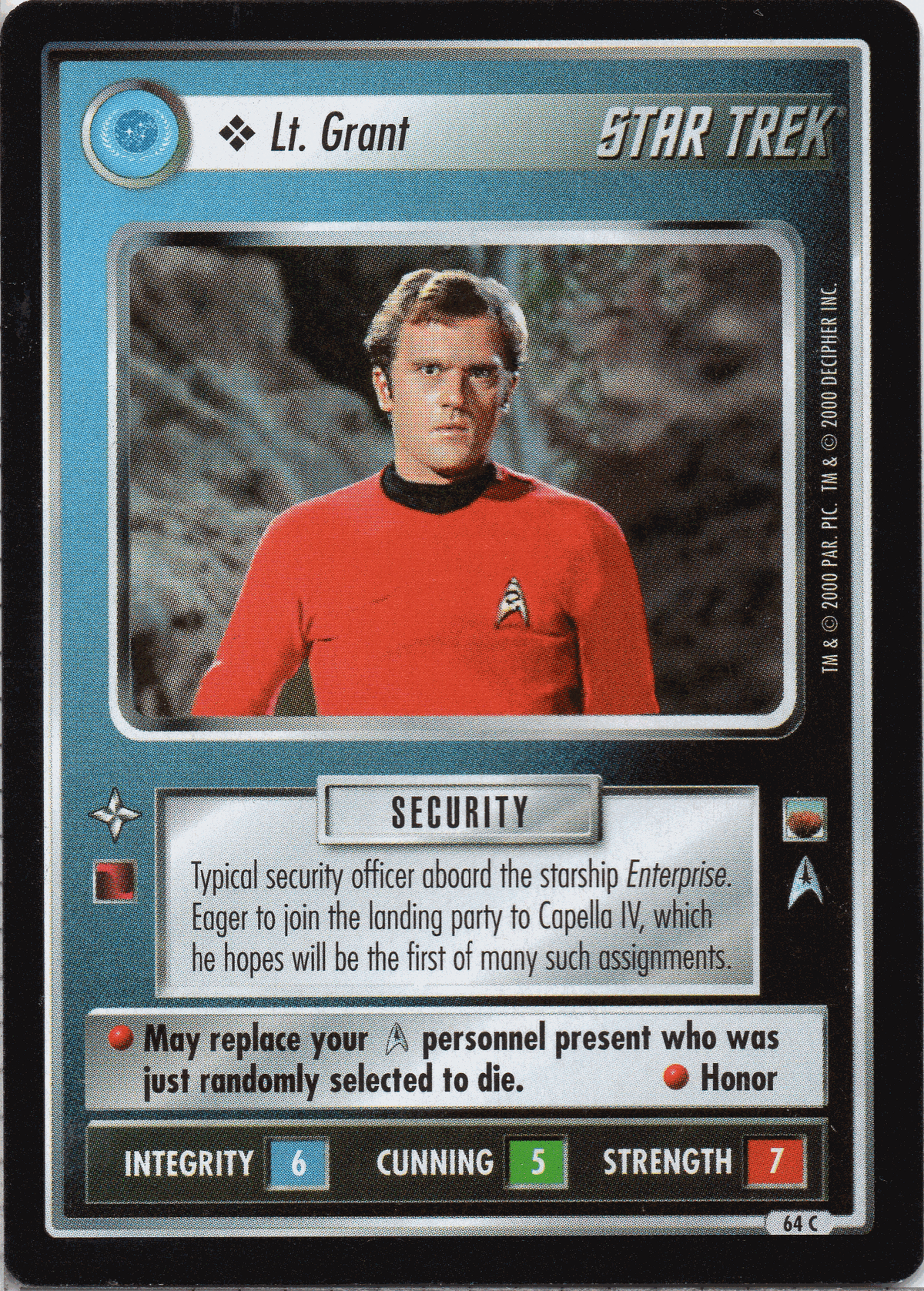 Lt Grant Ttwt Cardguide Wiki Fandom