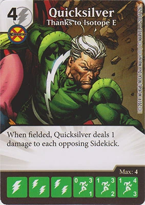 Quicksilver - Thanks to Isotope E (UXM) | CardGuide Wiki | Fandom