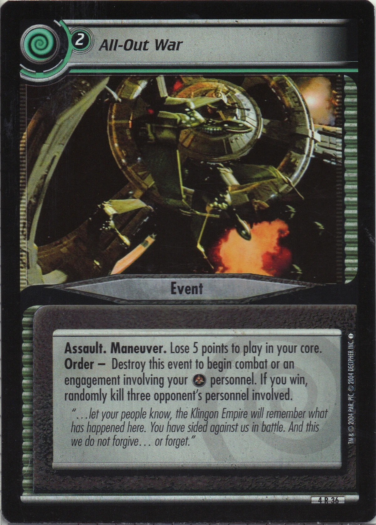 All-Out War (NE) | CardGuide Wiki | Fandom