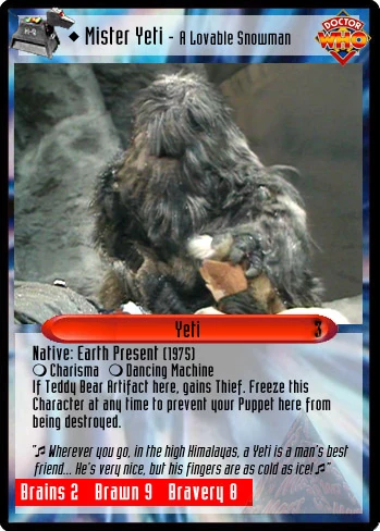 Mister Yeti - A Loveable Snowman (RD1) | CardGuide Wiki | Fandom