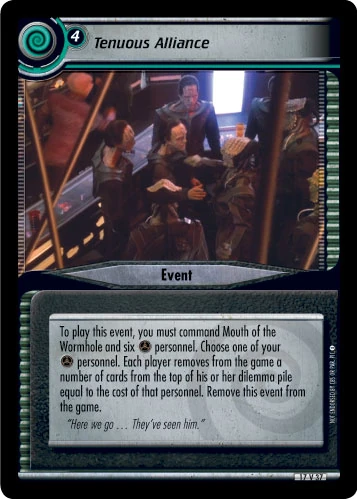 Tenuous Alliance | CardGuide Wiki | Fandom