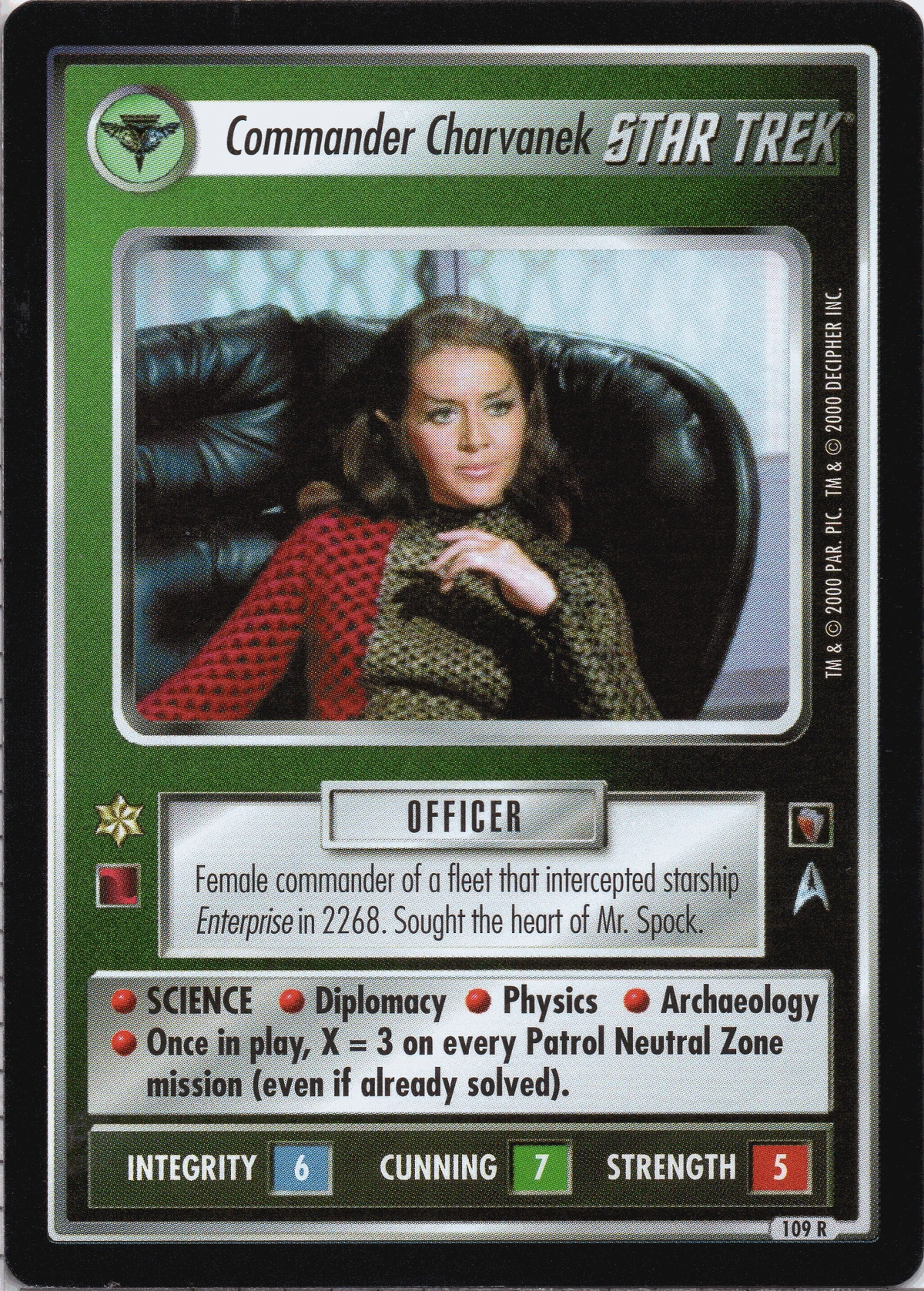 Commander Charvanek (MM) | CardGuide Wiki | Fandom