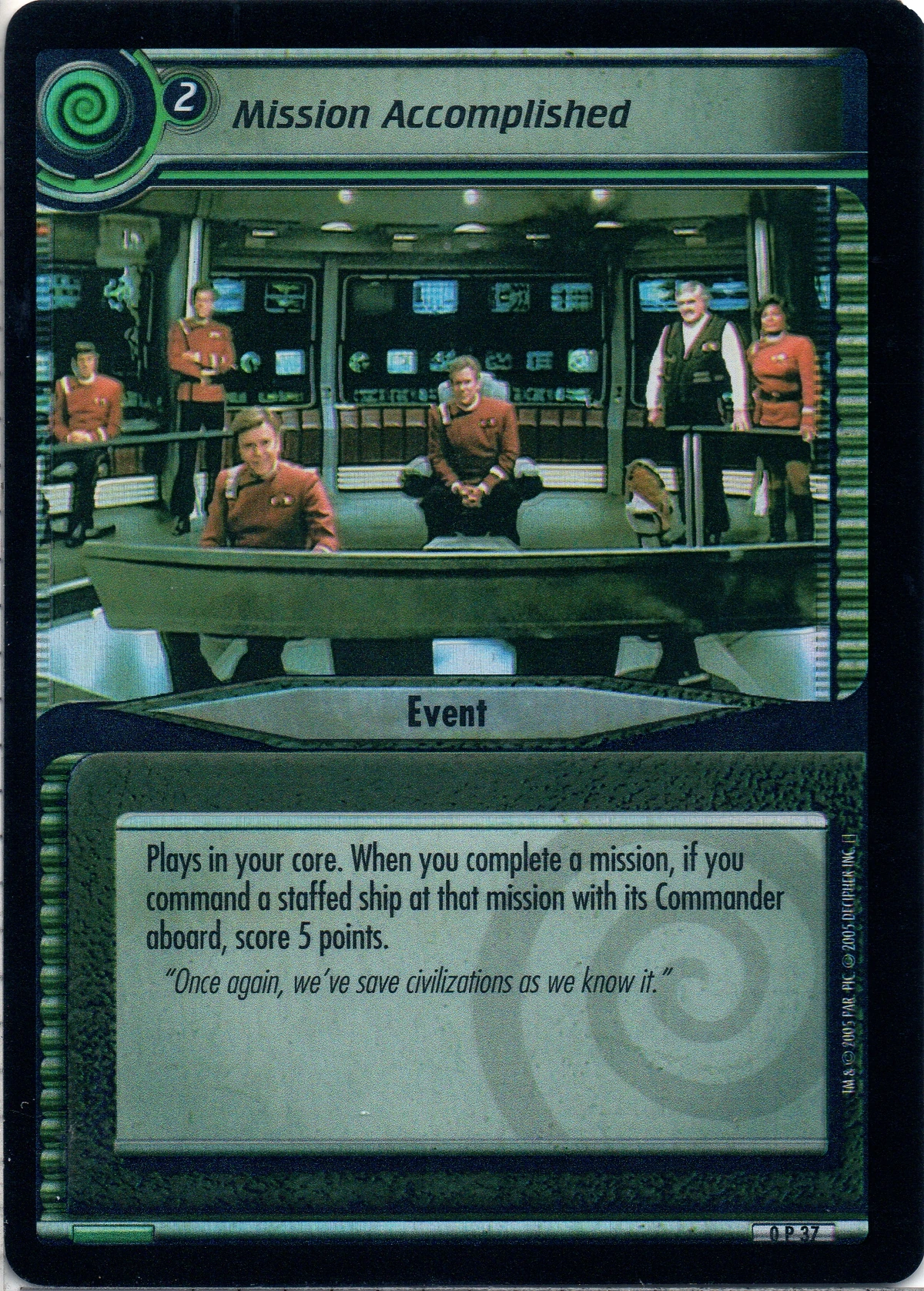 Mission Accomplished (P) | CardGuide Wiki | Fandom