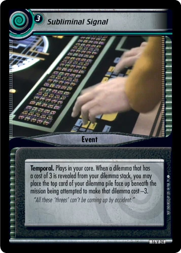 Subliminal Signal (FtB) | CardGuide Wiki | Fandom