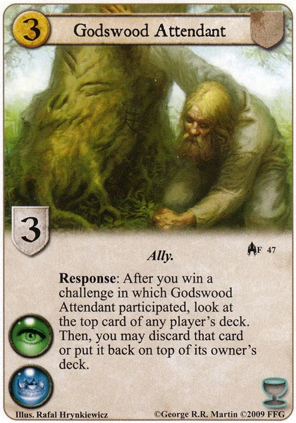 Godswood Attendant (KotS) | CardGuide Wiki | Fandom