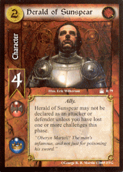 Herald of Sunspear (ARoK) | CardGuide Wiki | Fandom