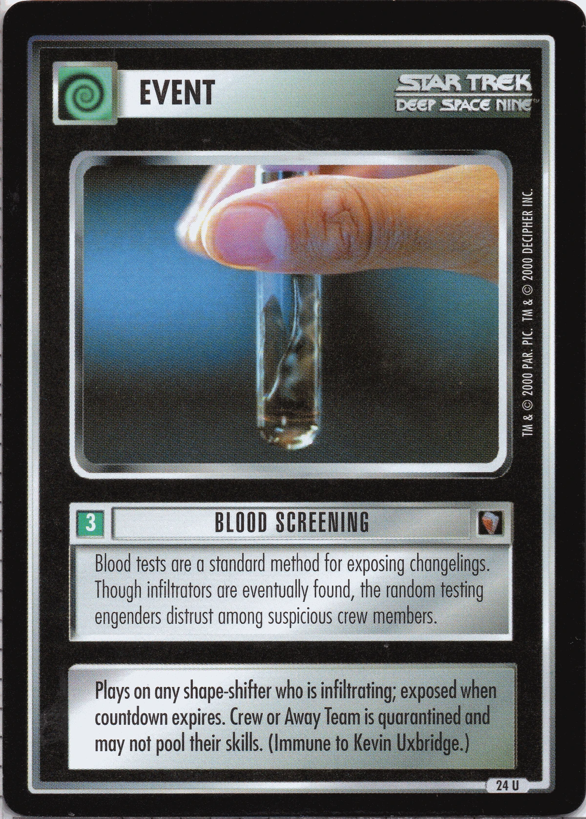 Blood Screening (MM) | CardGuide Wiki | Fandom