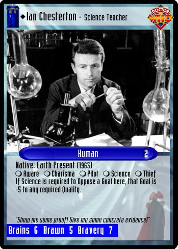 Ian Chesterton - Science Teacher (LoT) | CardGuide Wiki | Fandom