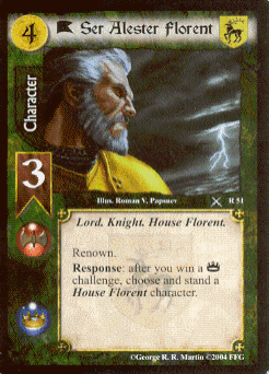 Ser Alester Florent (VE) | CardGuide Wiki | Fandom
