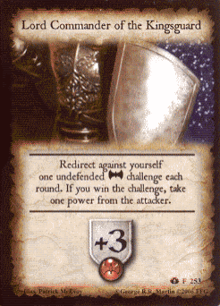 Lord Commander of the Kingsguard (ITE) | CardGuide Wiki | Fandom