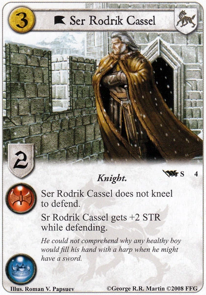 Ser Rodrik Cassel (CS) | CardGuide Wiki | Fandom