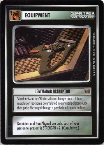 Jem'Hadar Disruptor (TD) | CardGuide Wiki | Fandom