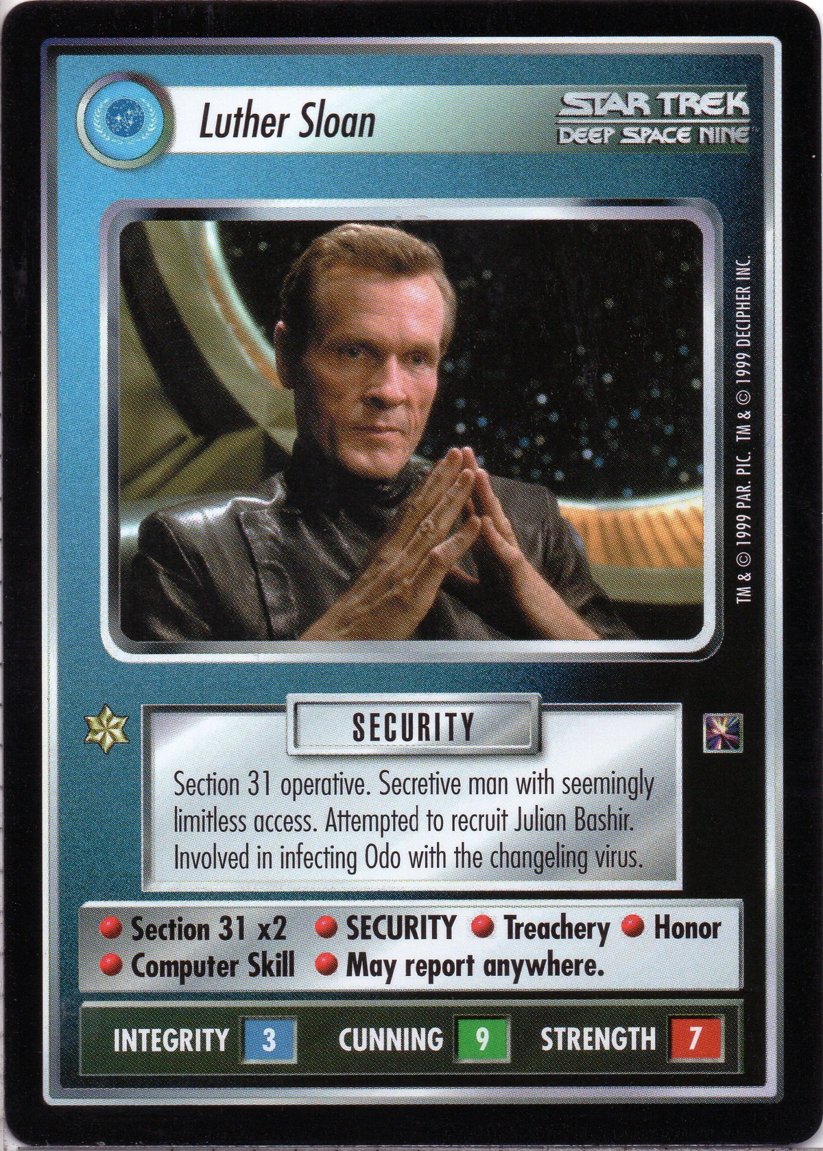 Luther Sloan (2A) | CardGuide Wiki | Fandom
