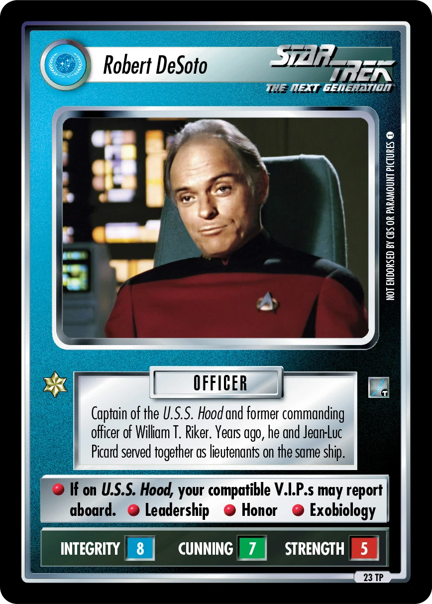 Robert DeSoto (AGT Tr) | CardGuide Wiki | Fandom