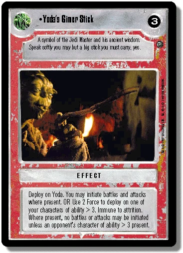 Yoda's Gimer Stick (DGB) | CardGuide Wiki | Fandom