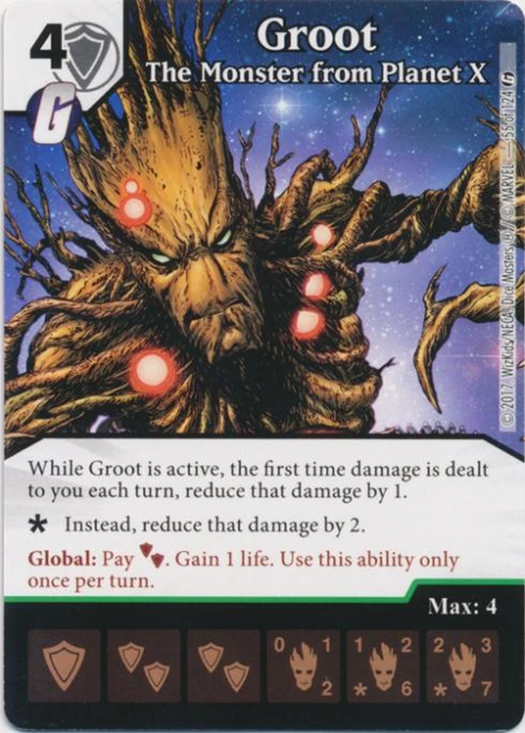 Groot - The Monster from Planet X (GotG) | CardGuide Wiki | Fandom