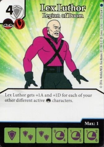 Lex Luthor - Legion of Doom (JLDM) (OP) | CardGuide Wiki | Fandom