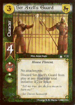 Ser Axell's Guard (ACoS) | CardGuide Wiki | Fandom