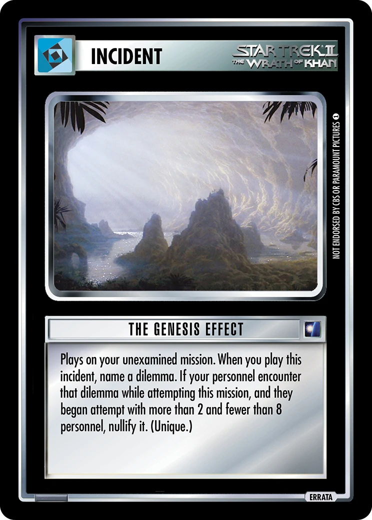 The Genesis Effect (Errata) (LFL) | CardGuide Wiki | Fandom